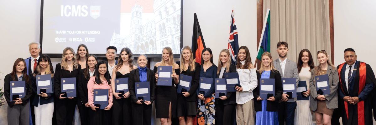 Supportive community acknowledged at ICMS Dean’s List Ceremony - ICMS